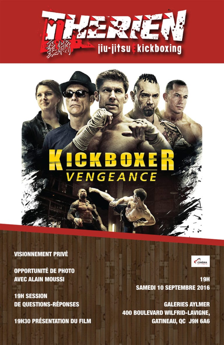 Visionnement Privé de Kickboxing Vengeance - Therien Jiu-JItsu